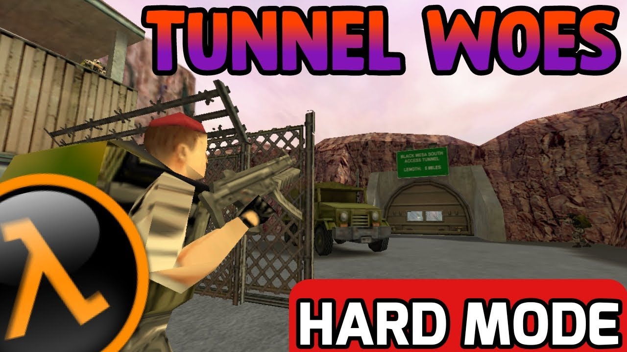 Half-Life: Tunnel Woes (Hard Mode) - Full Walkthrough - YouTube
