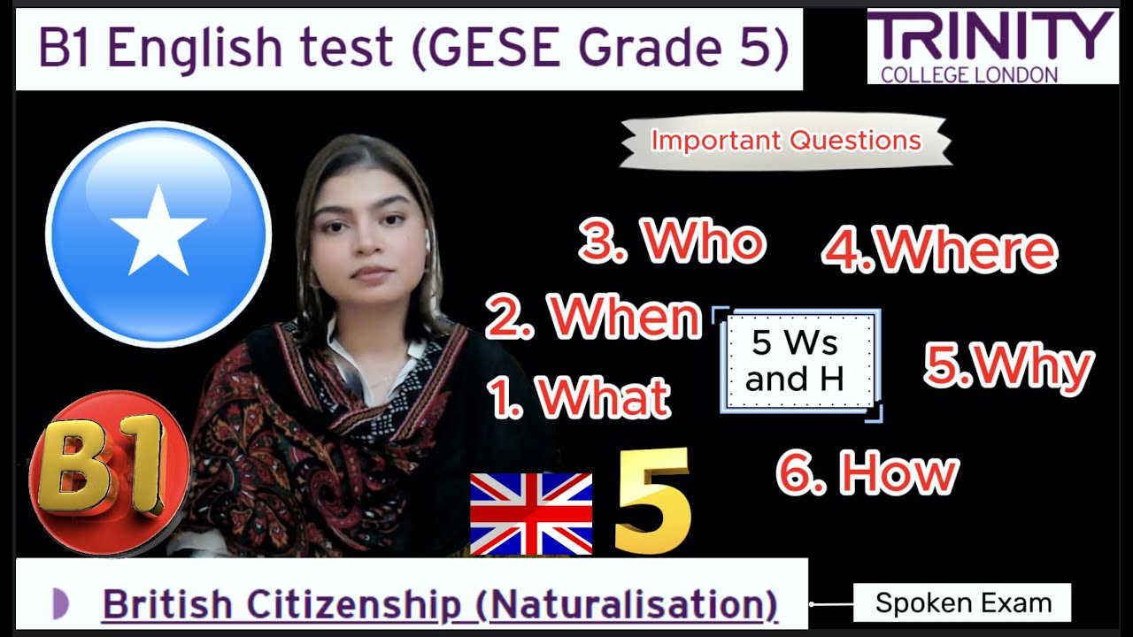 B1 English Test (GESE Grade 5) Trinity B1 10 Minutes Spoken Exam ...