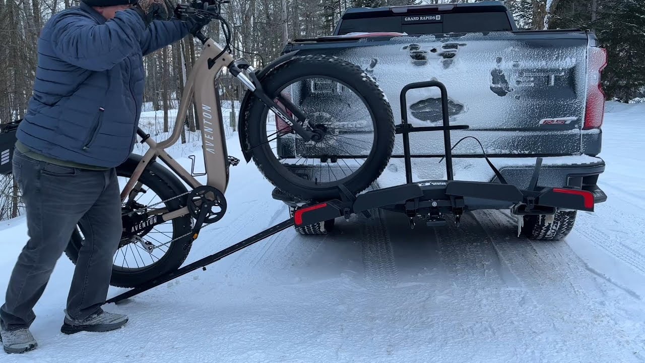 Eco Pro Hitch E Bike Rack with Ramp ECP002260101 - YouTube