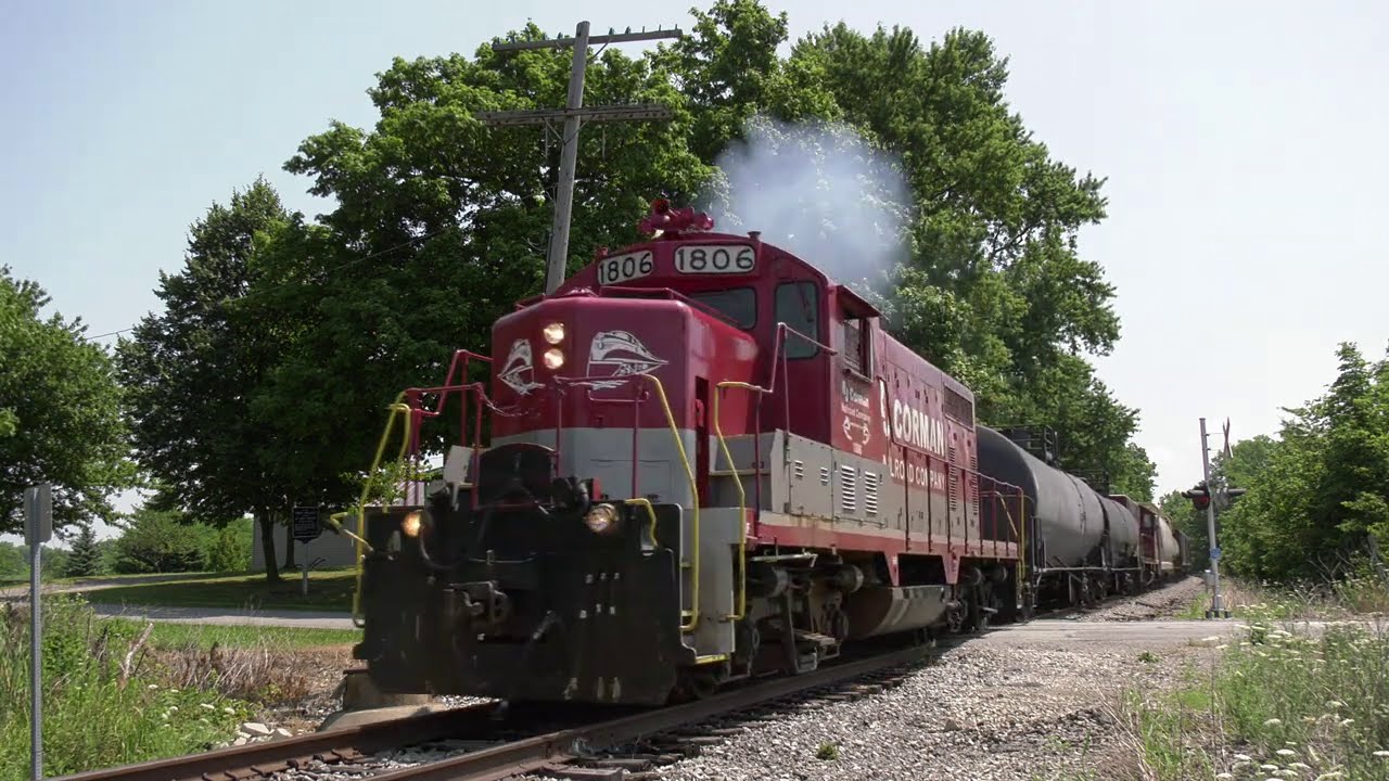RJ Corman on the SPEG RJC 1806 Spencerville Elgin - YouTube
