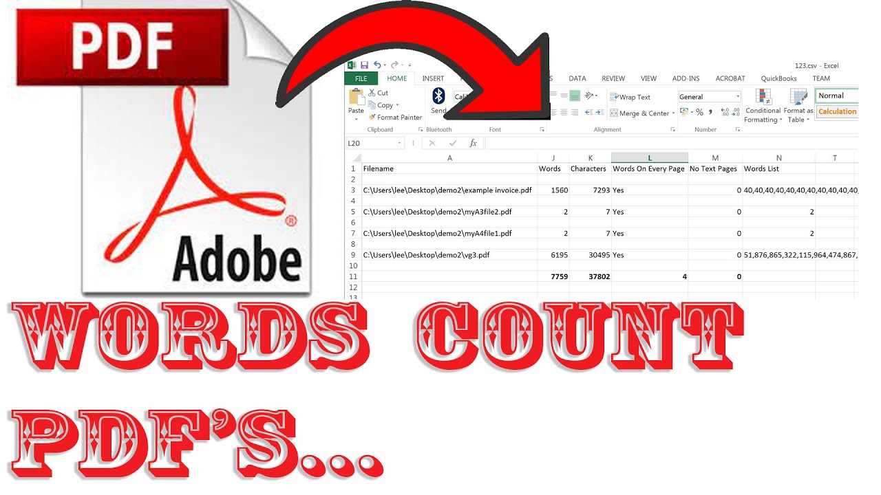 How To Batch Count Number Of Words In Pdf s YouTube How To Batch Count Number Of Words In Pdf s YouTube