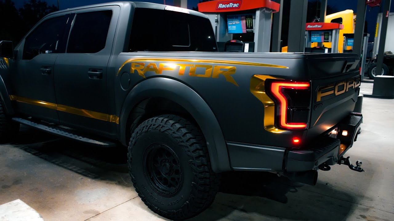 FORD RAPTOR CUSTOM WRAP - YouTube
