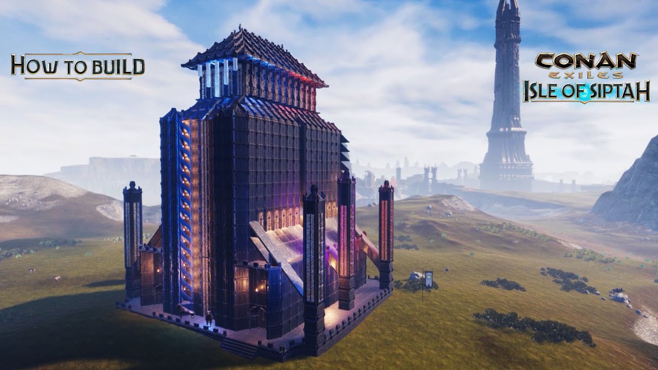 CONAN Exiles - Stormglass Cathedral - How to build |NO Mods| - YouTube