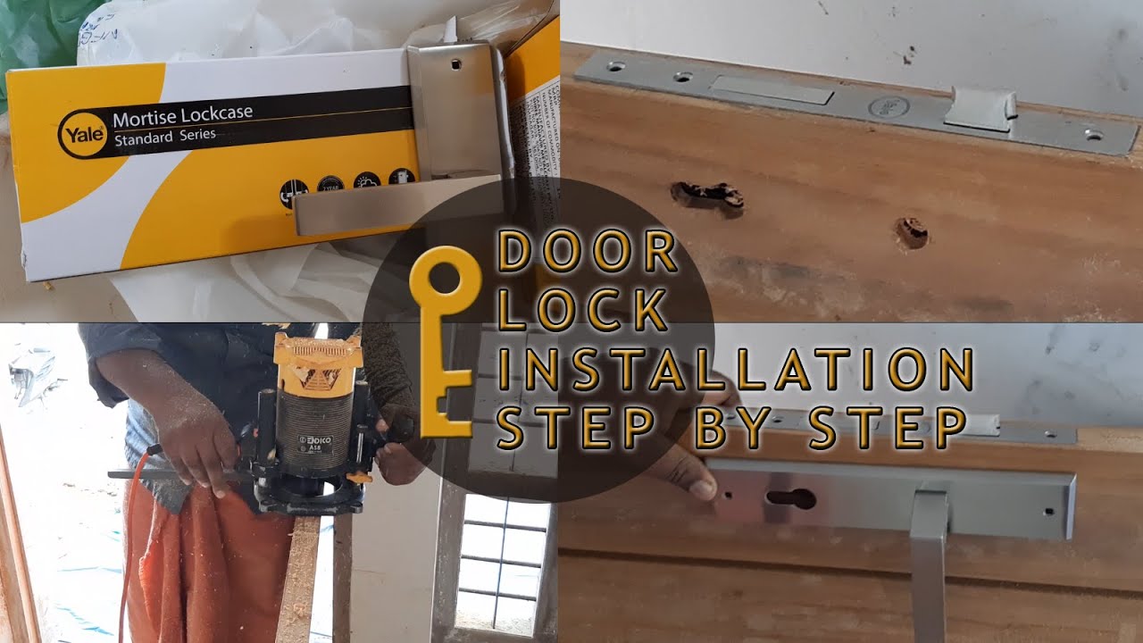 Step By Step Explanation on How To Install Yale Door Locks | DIY Video ...