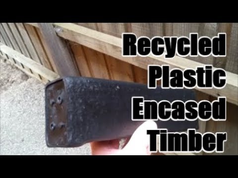 MOST SATISFYING Recycled Plastic Ideas - Plastic Coated Timber - YouTube