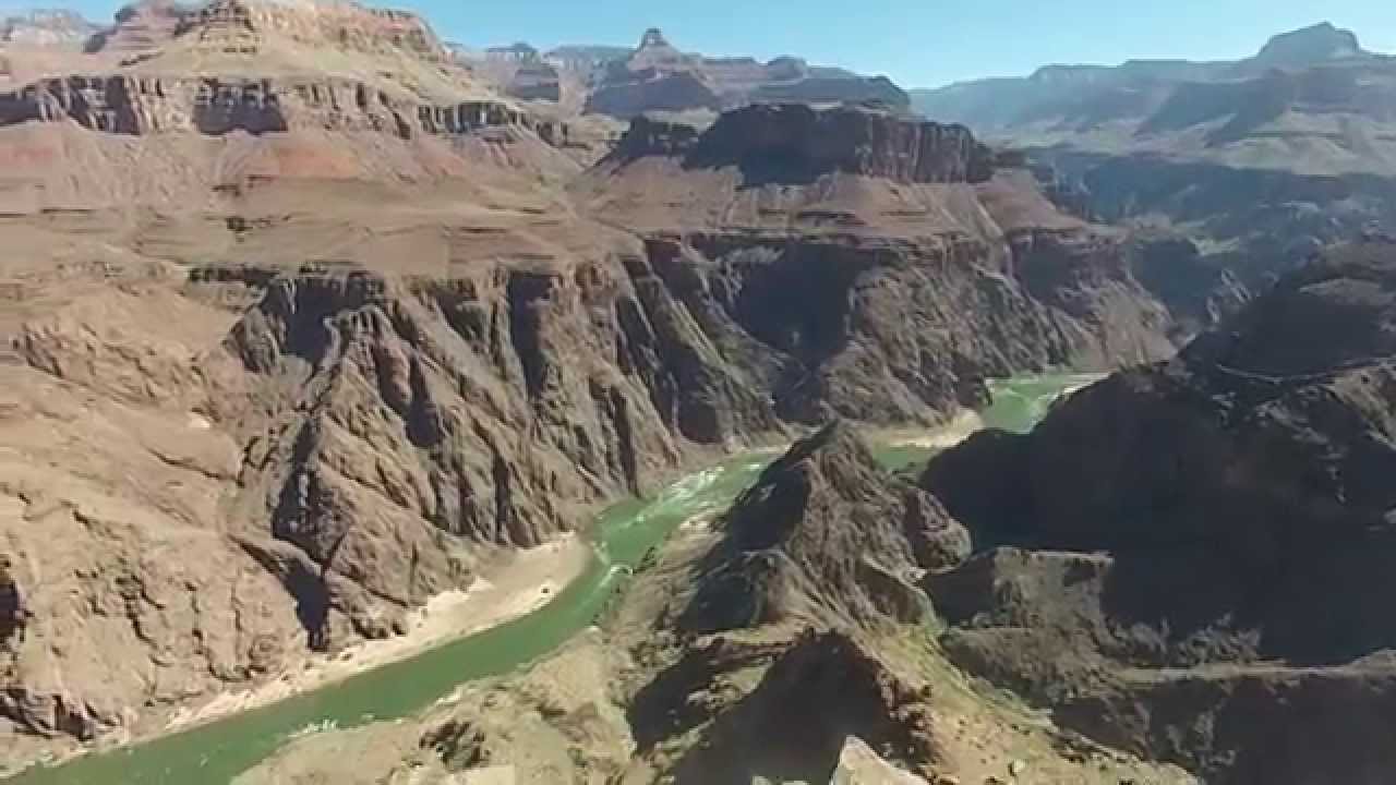 Grand Canyon - View From Plateau Point - YouTube