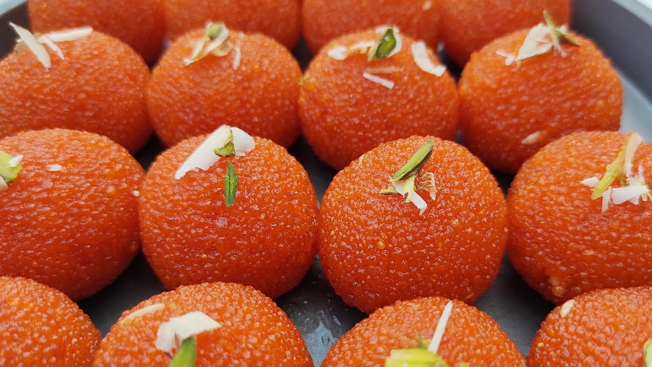 Motichur Laddu | हलवाई से ही सीखे घर मे मोतीचूर के लडडू | Motichur ke ...