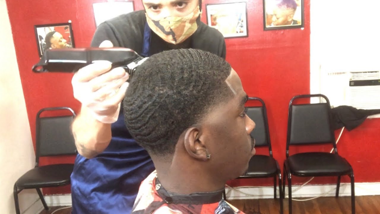 HOW TO CUT WAVES WITH TAPER | THE FADE GENIUS - YouTube