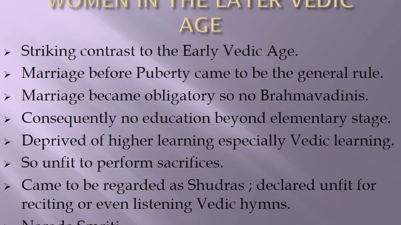 Status of Indian Women (Through the Course of History) - YouTube