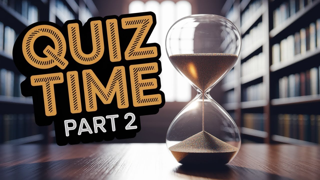 Quiz Question Time - Part 2 - YouTube
