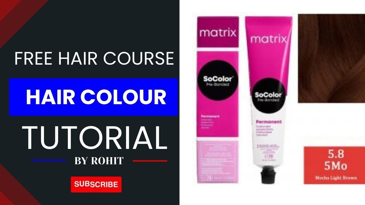 Matrix 5.8 Mocha Haircolour | Matrix Brown Haircolour | Hair Tutorial ...