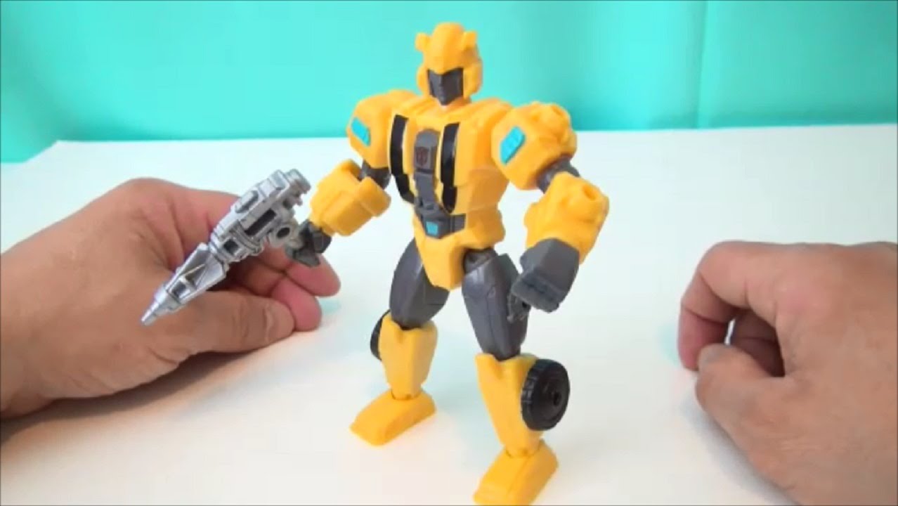 TRANSFORMERS BUMBLEBEE HERO MASHERS PLAYSET VIDEO TOY REVIEW - YouTube