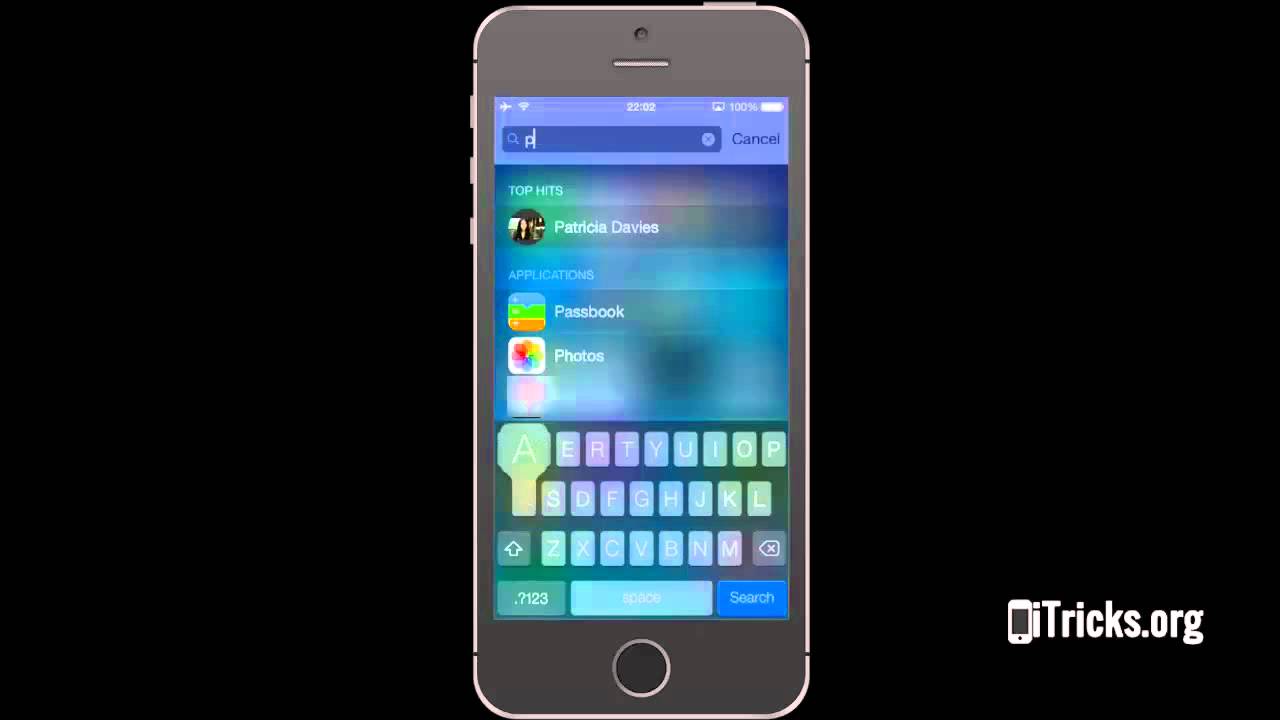 How To Use iPhone Spotlight Search - YouTube