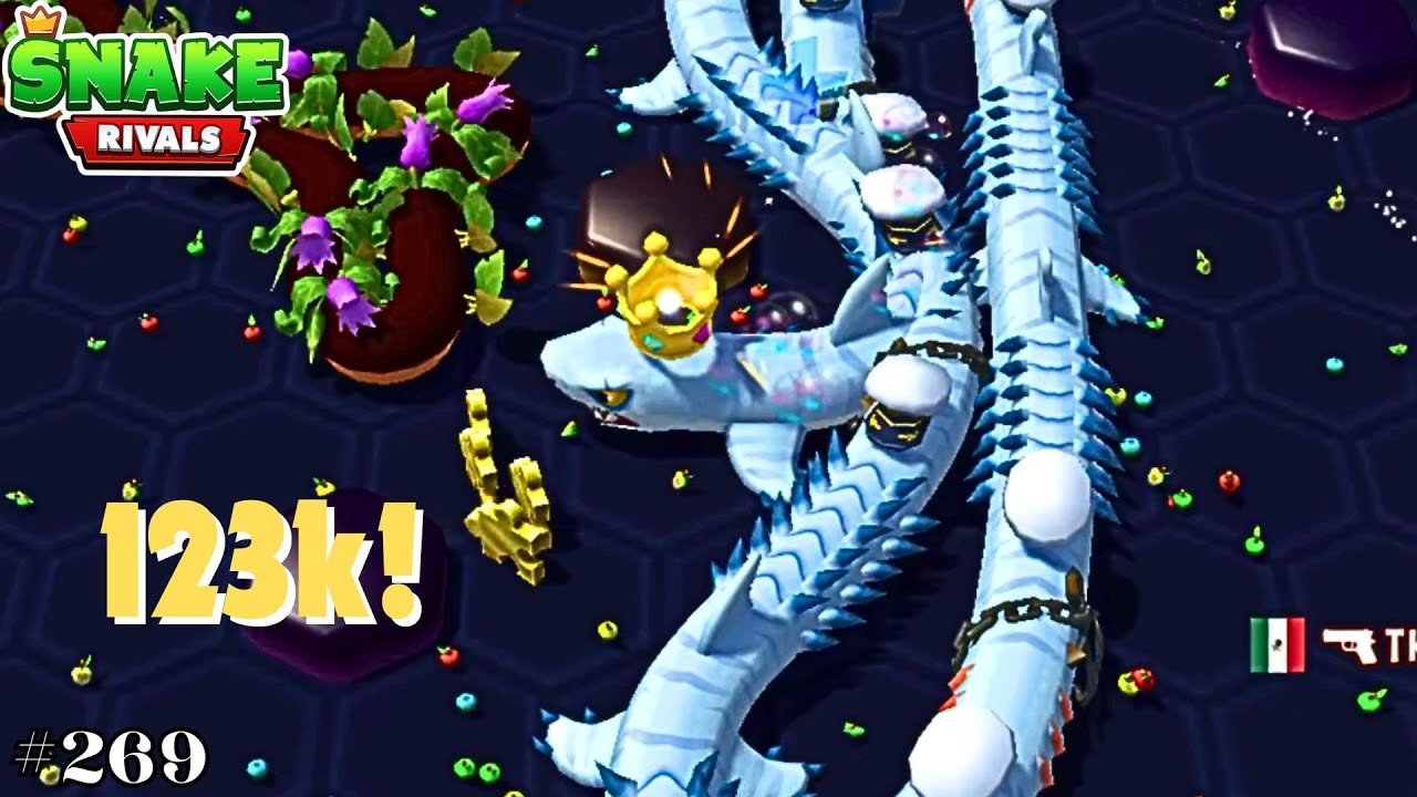 Snake Rivals | JAWS Snake Gameplay | 123k Score | The BeastGaming840 ...