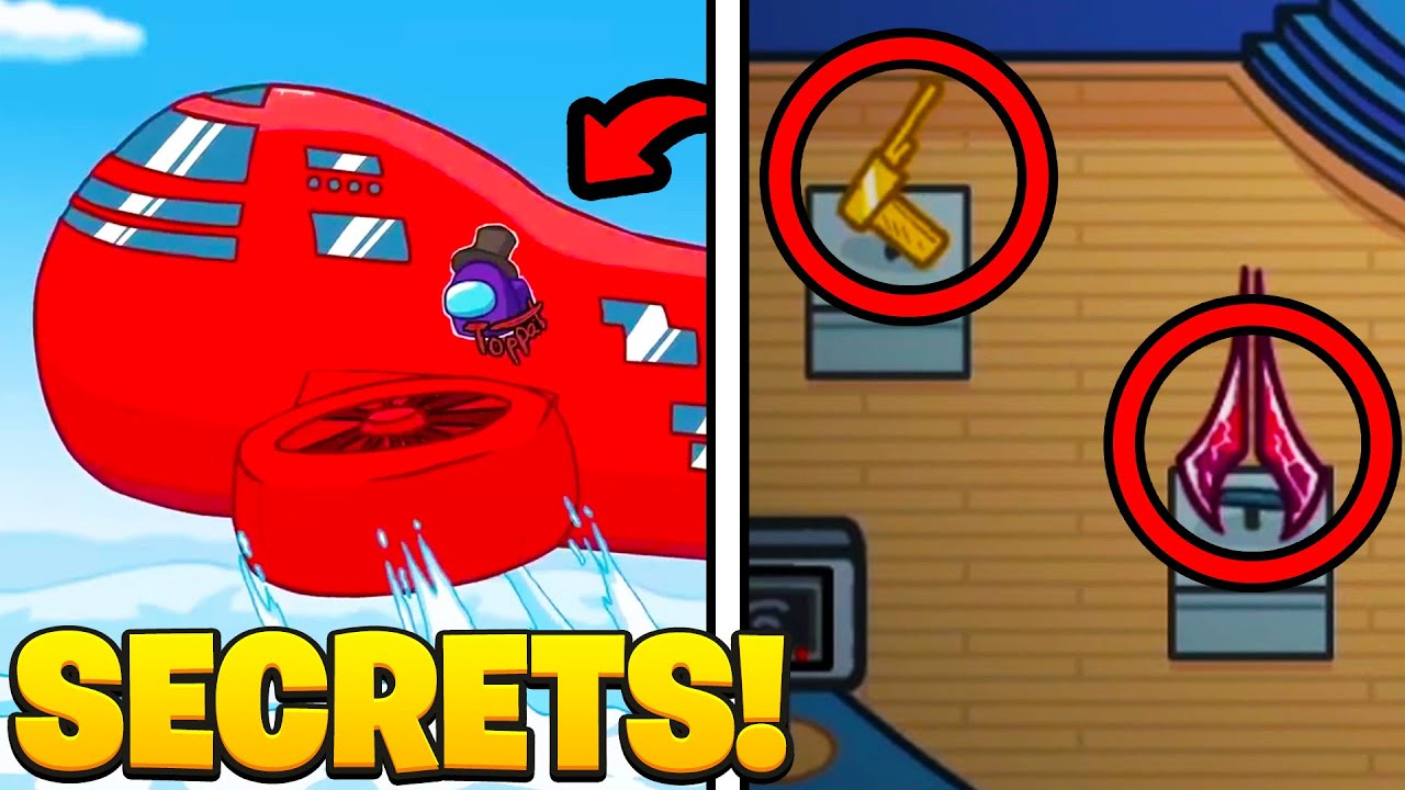 ALL Among Us SECRETS On AIRSHIP! (Early LOOK!) - YouTube