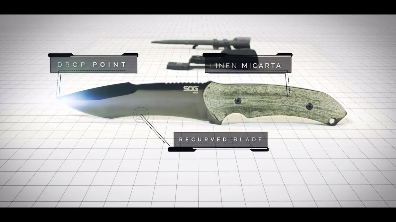 SOG Kiku Fixed Blade (Product Intro) - YouTube