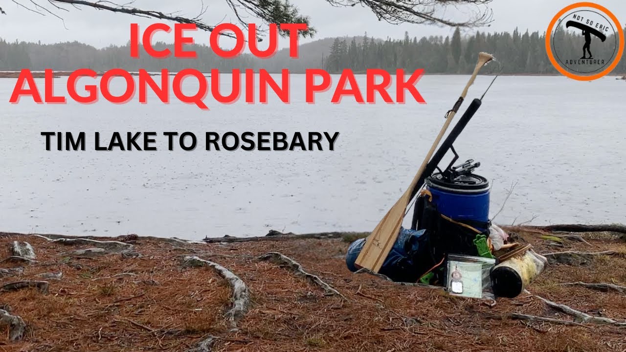 ALGONQUIN PARK 2023 ICE OUT SOLO camping with brand new Swift Canoe ...