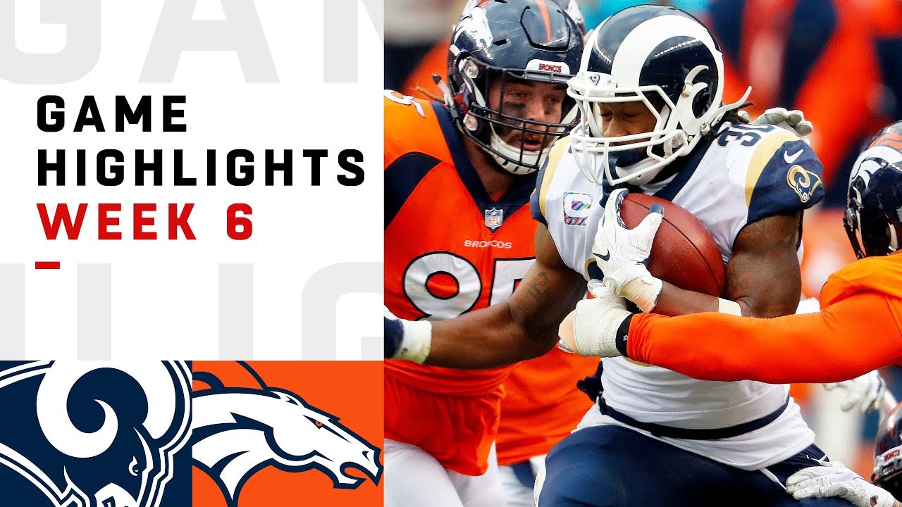 Rams vs. Broncos Week 6 Highlights | NFL 2018 - YouTube