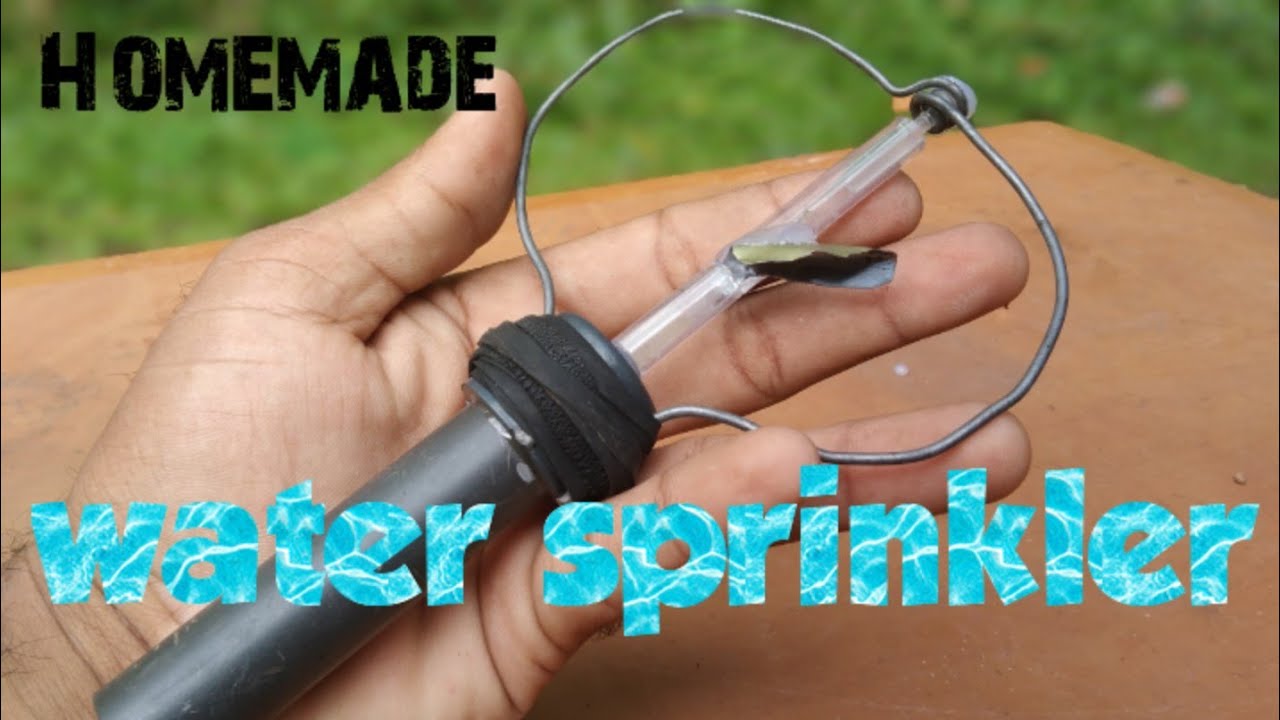 How to make a routing water sprinkler - YouTube