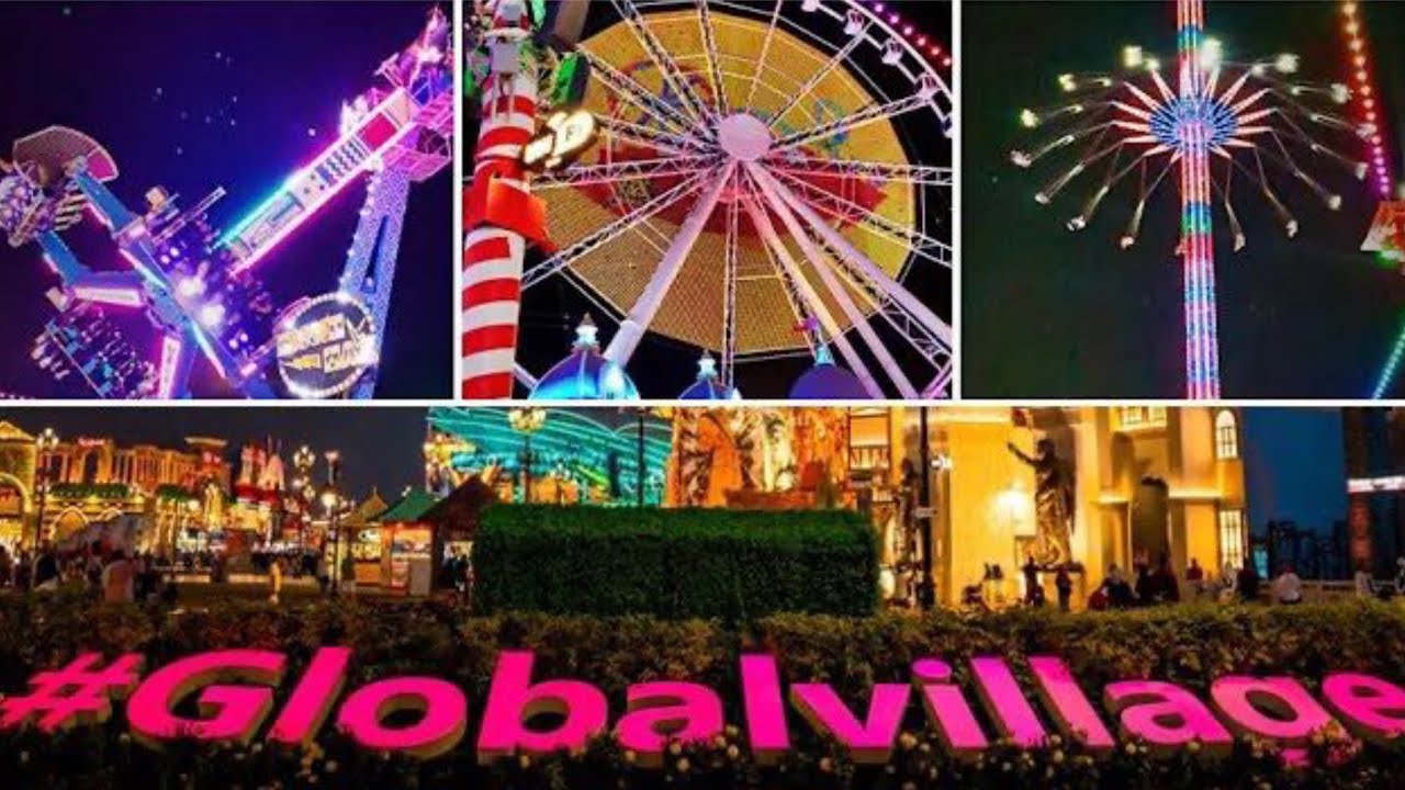 Scary Extreme Rides At The Carnival In Dubai Global Village 2024 ...