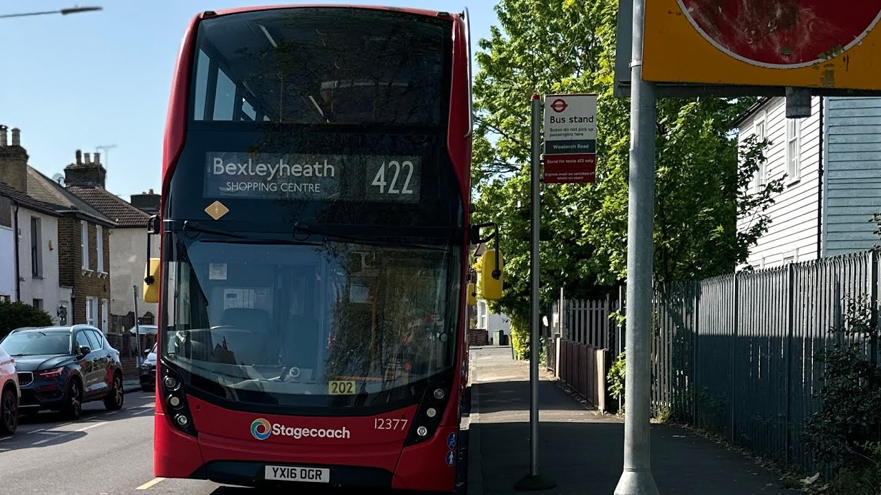 422 Bus Light-Run Out of service to Bexleyheath - YouTube
