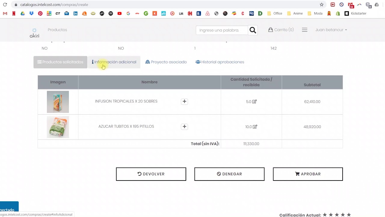 6 Aprobador Aprobando un pedido - YouTube