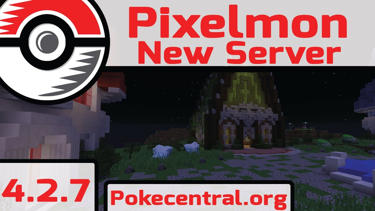New Pixelmon 4.2.7 Server | Join Today! | Pokecentral.org - YouTube
