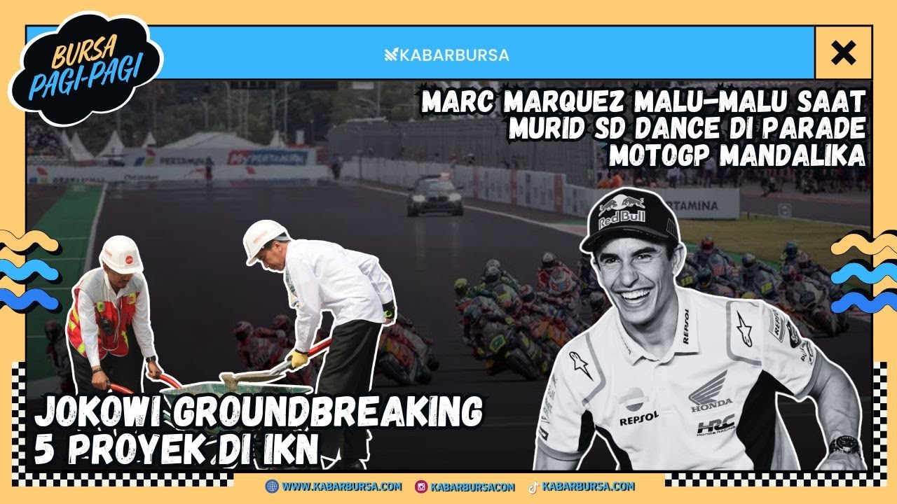 MARC MARQUEZ MALU-MALU DENGAN MURID SD DI MANDALIKA | JOKOWI ...