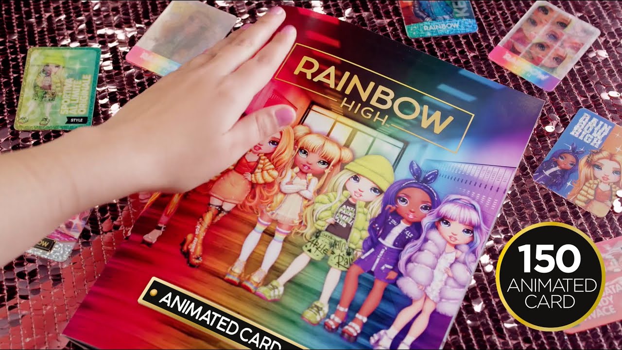 RAINBOW HIGH ANIMATED CARD. - YouTube
