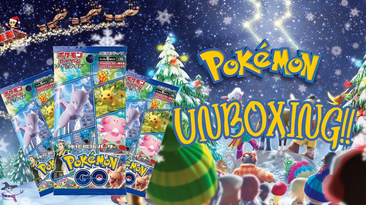 Japanese Pokémon Go booster box unboxing!!! - YouTube