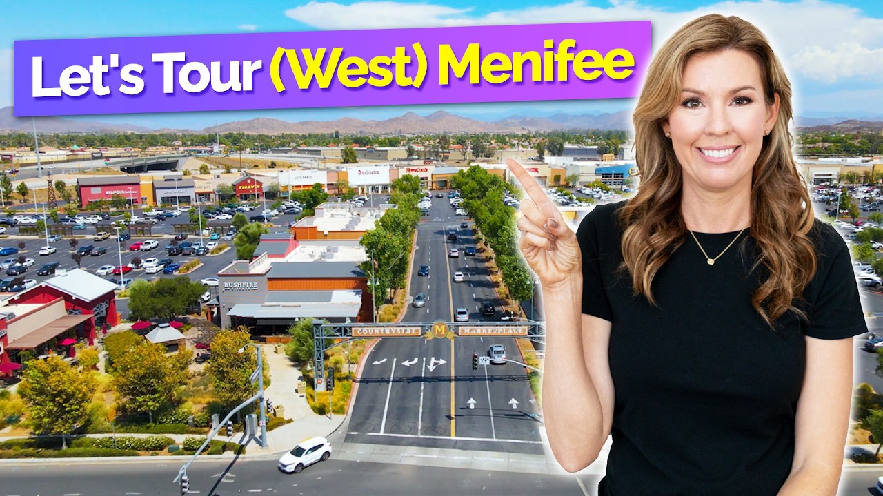 West Menifee CA VLOG Tour | Menifee Town Center, Shopping ...