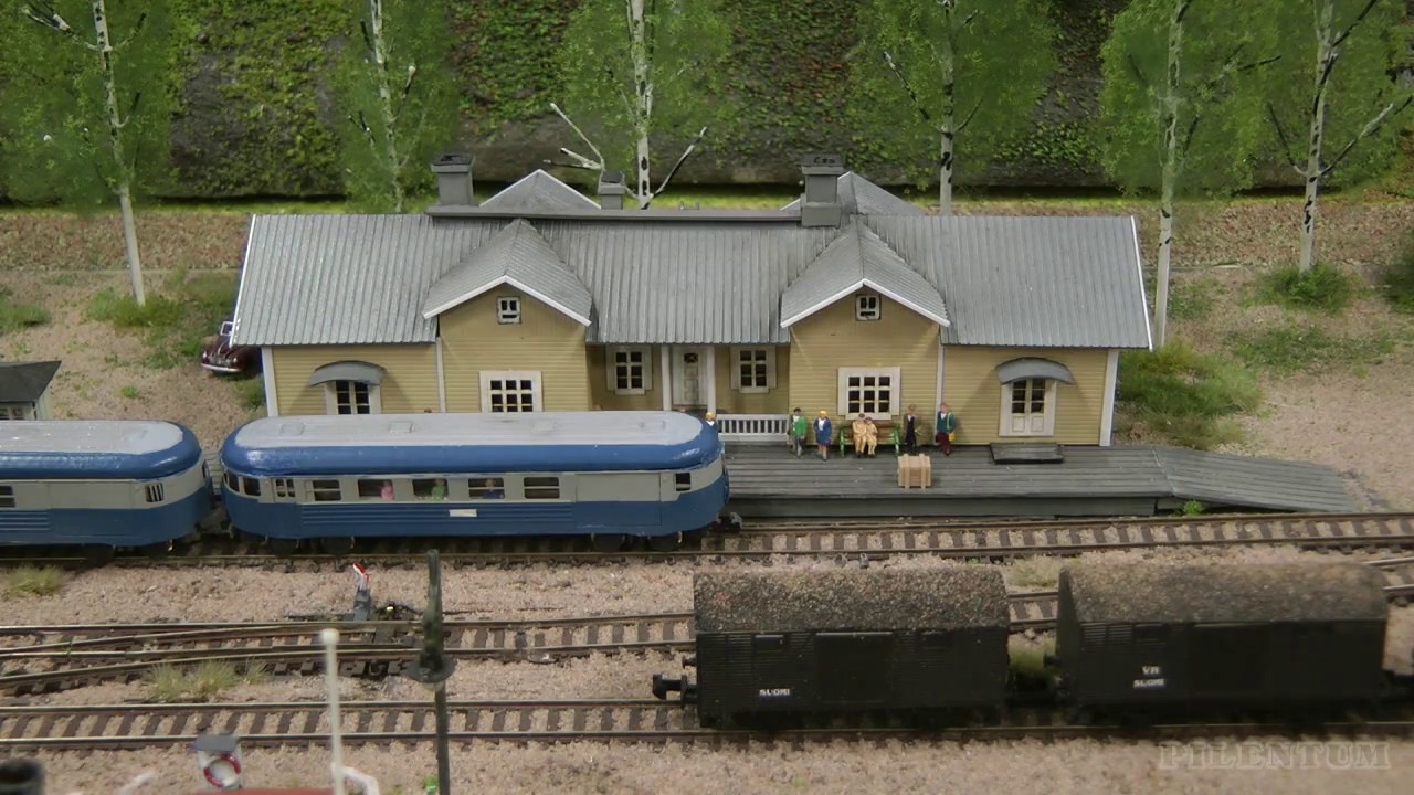 Model Railway Layout N Gauge from Finland (Pienoisrautatie Hankapurju ...