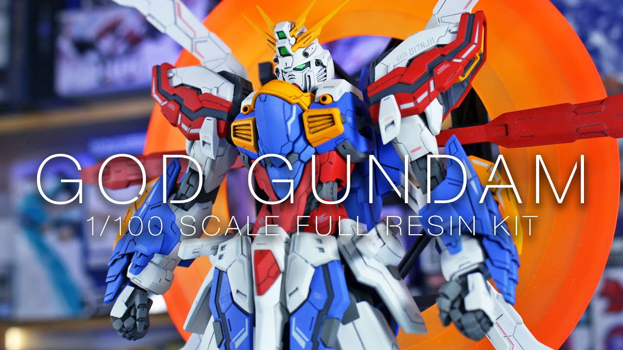 Model Bingo God Gundam - Full Resin Kit Final Review! - YouTube