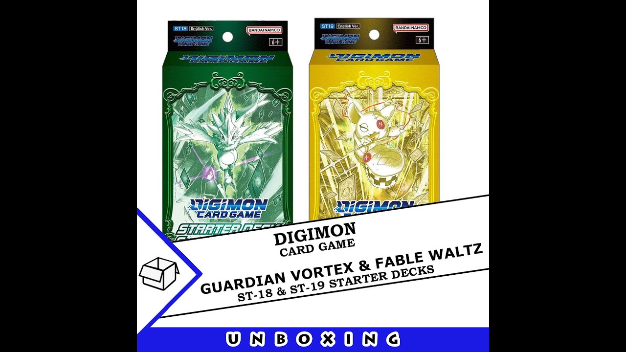 Digimon The Card Game: Guardian Vortex [ST-18] & Fable Waltz [ST-19 ...
