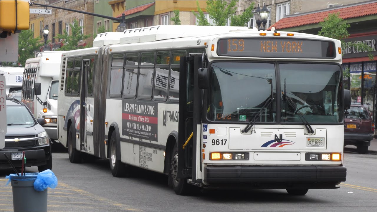 NJT Neoplan AN459 #9617 on the 156 to NY (Inside) in HD - YouTube