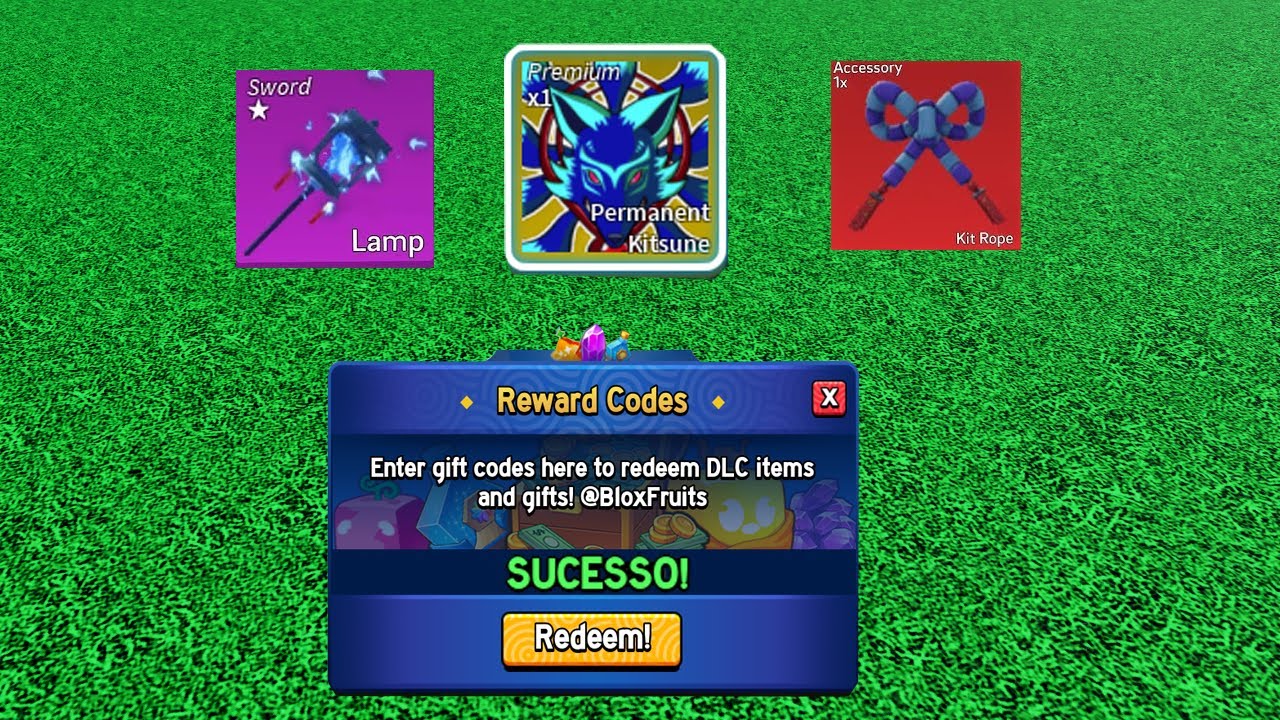 NOVO CÓDIGO DA KITSUNE NO BLOX FRUITS - YouTube