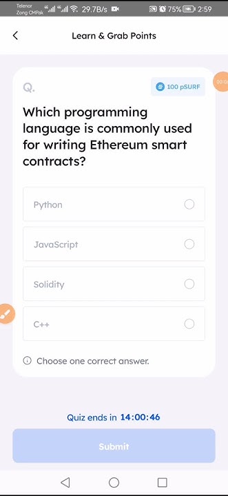 Which programming langauge is commonly used for writing Ethereum smart ...