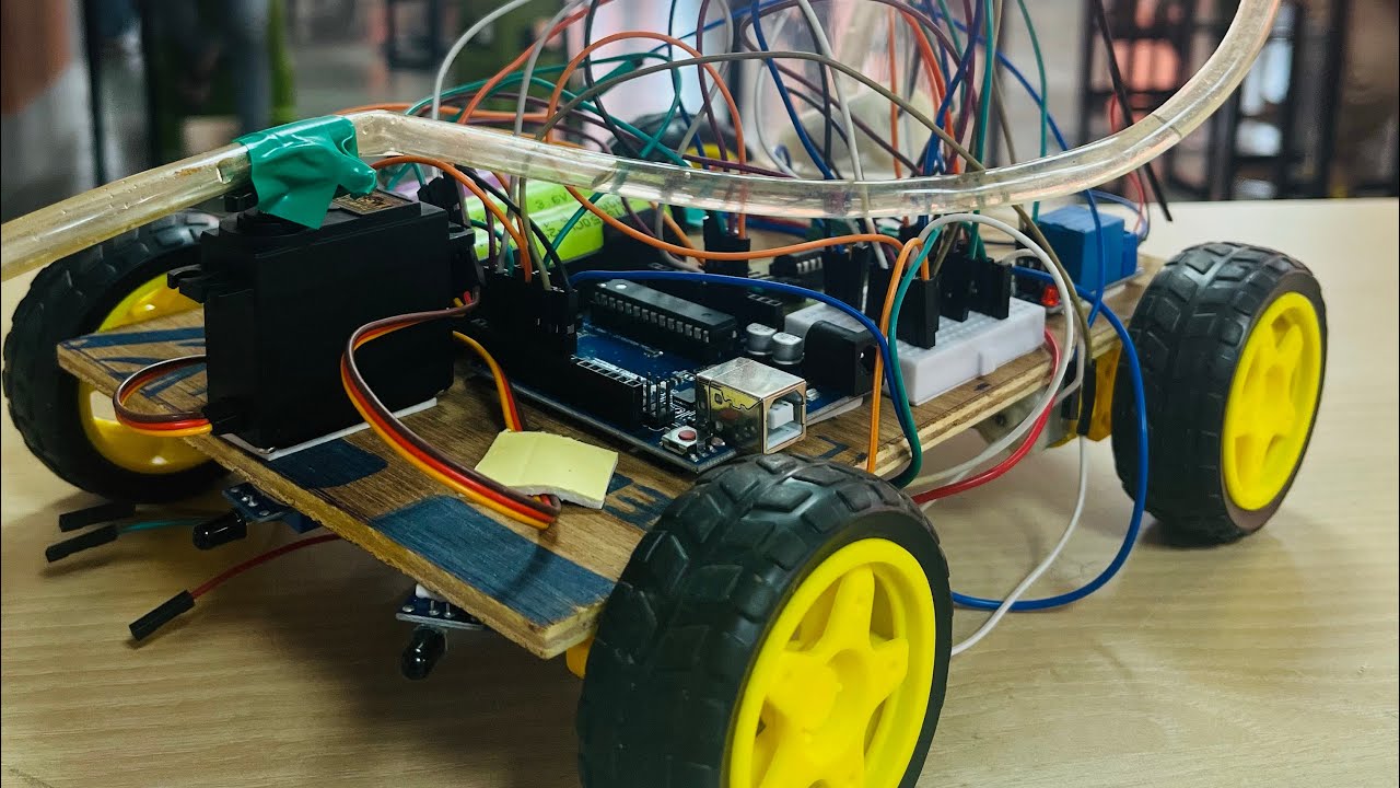 Fire fighting bot DIY lab - YouTube