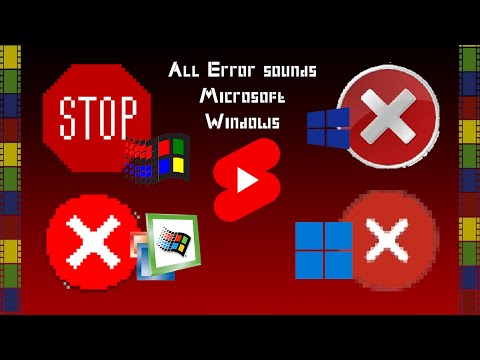 ALL ERROR SOUNDS OF MICROSOFT WINDOWS