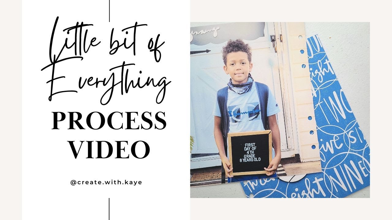 A little bit of EVERYTHING - Project Life Process Video along with ...