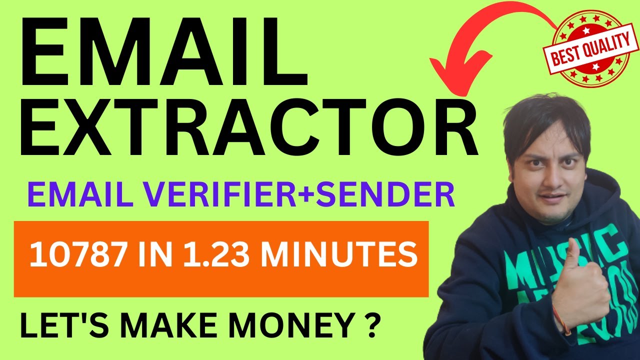 Email Extractor|Bulk Email Sender And Email Validation Tool - YouTube