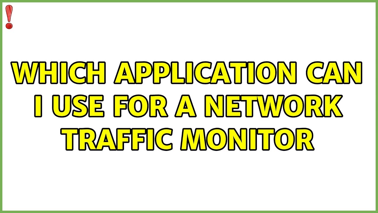 Ubuntu: Which application can I use for a network traffic monitor - YouTube
