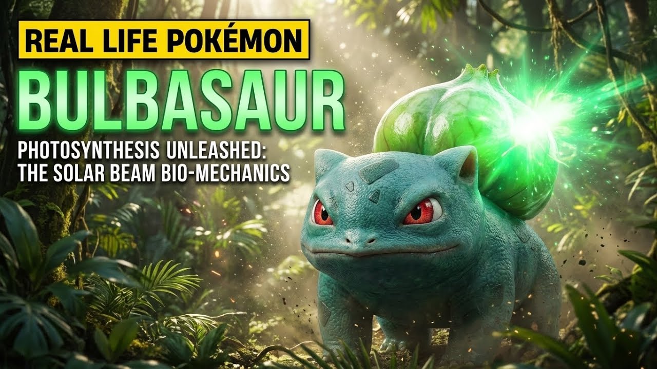 Real Life Pokémon – NatGeo BULBASAUR SOLAR BEAM Photosynthesis ...