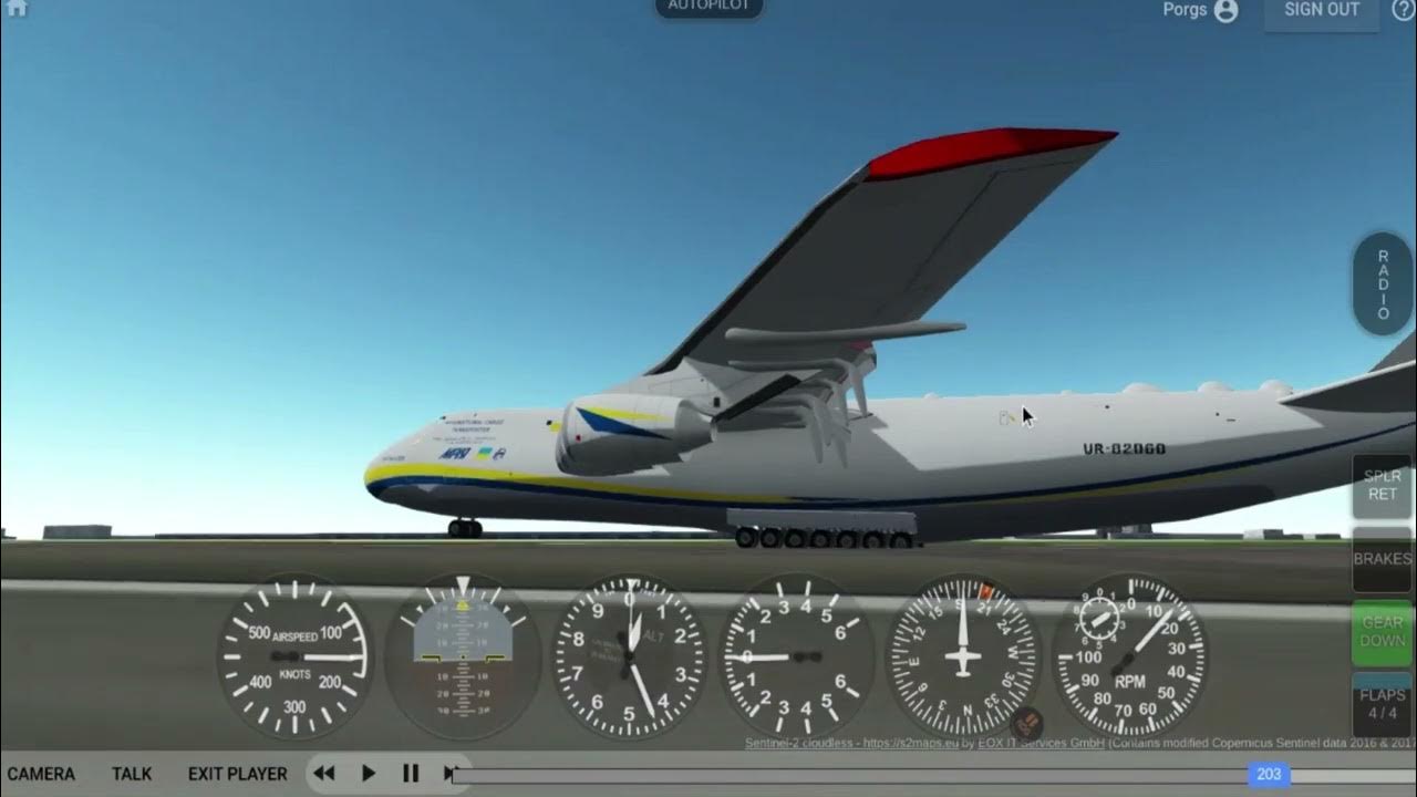 Buttering Every Plane in GeoFS | #42 Antonov An-225 Mirya (by NS-Studios) - YouTube