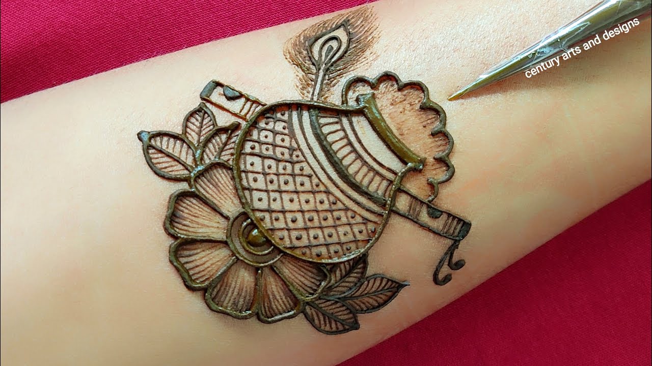 Krishna Janmashtami special mehndi design | easy & simple mehndi ...