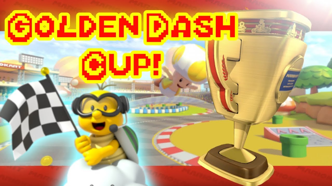 Golden Dash Cup - Mario Kart 8 Deluxe (150cc) Gameplay Walkthrough ...