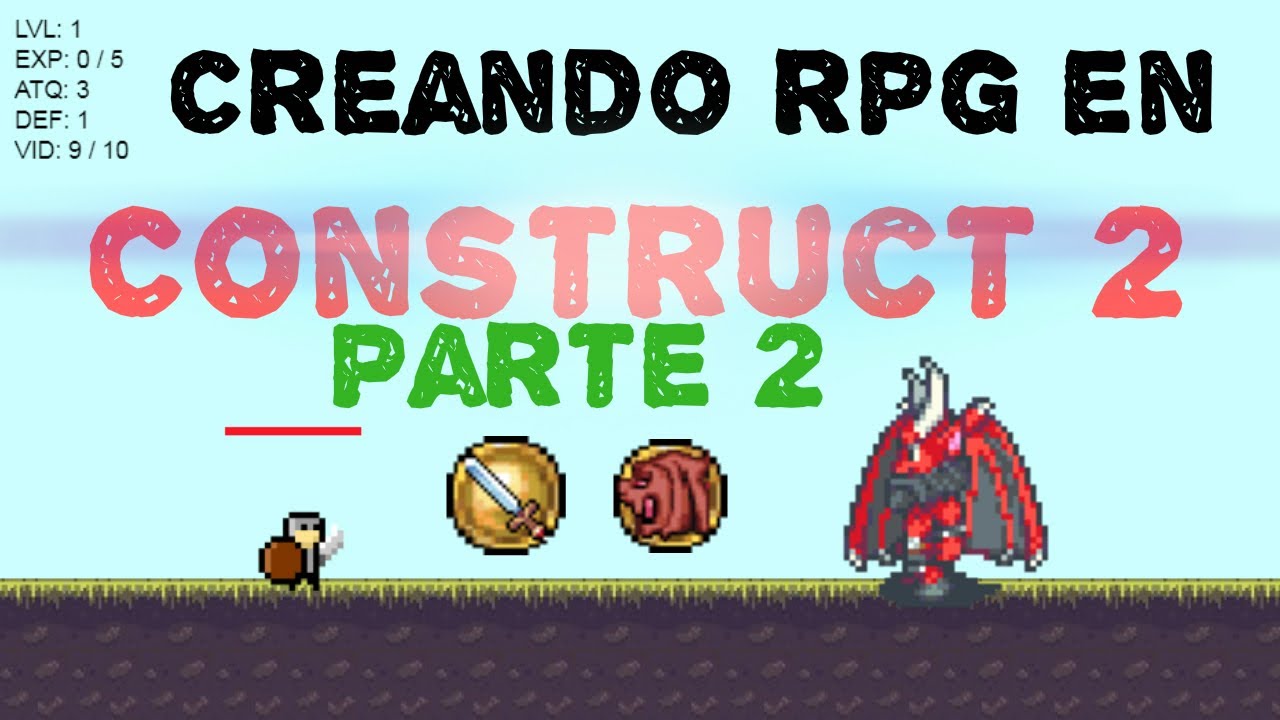 Creando un RPG Clicker #2 | en construct 2 (Enemigo, Daño, Jugabilidad ...
