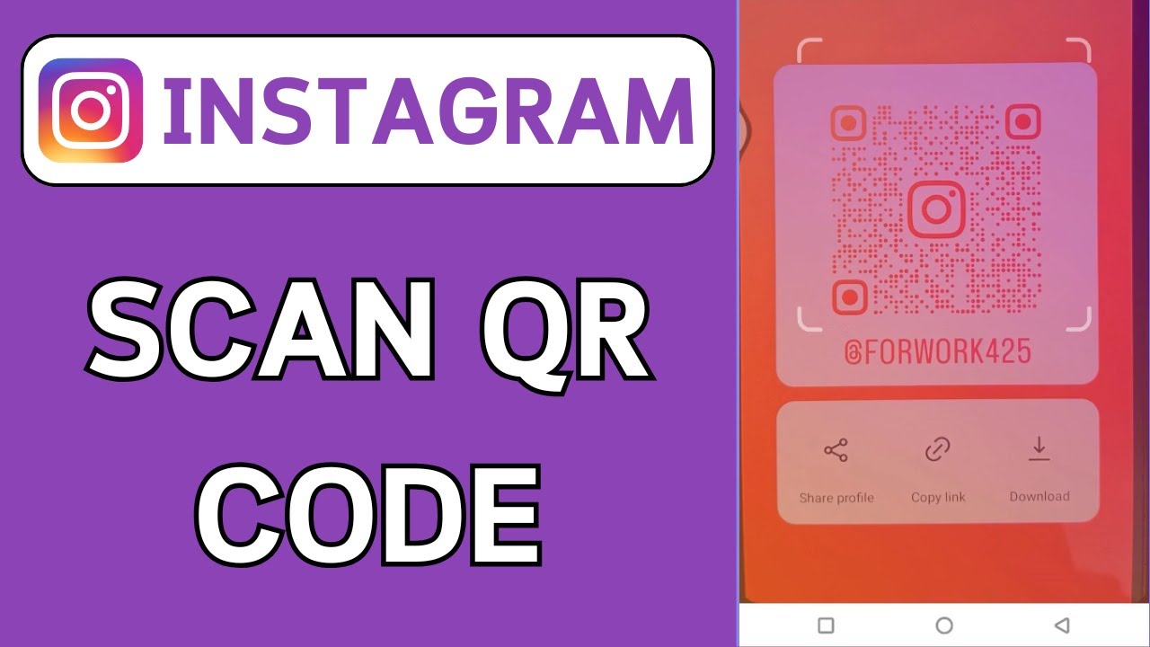How To Scan Instagram QR Code - YouTube