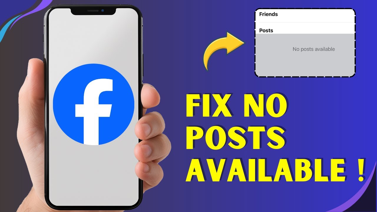 How To Fix No Posts Available on Facebook – 2025 Feed Fix - YouTube