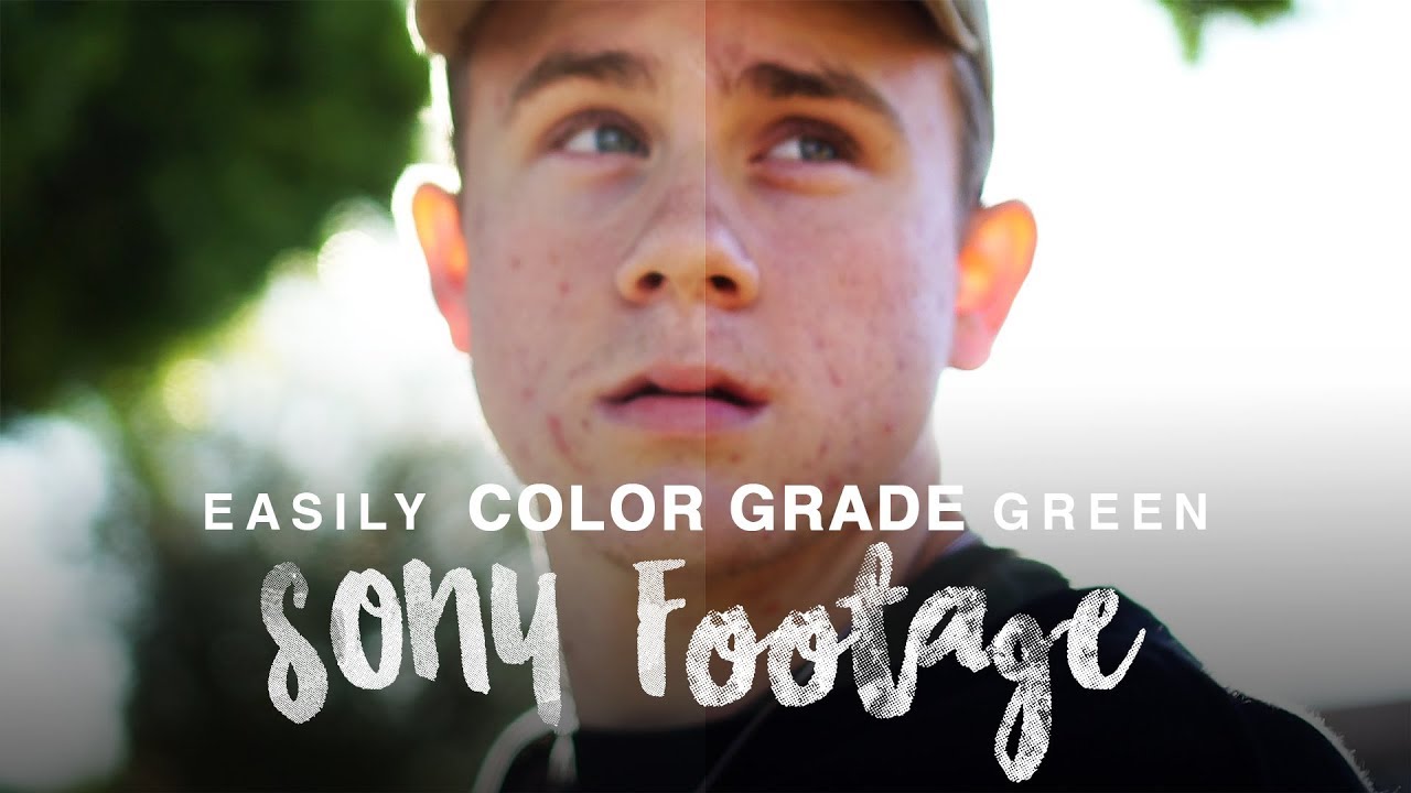 How to FIX Green Sony Footage! - YouTube